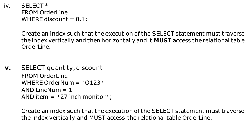 Solved Consider a relational table: OrderLine(orderNum, | Chegg.com