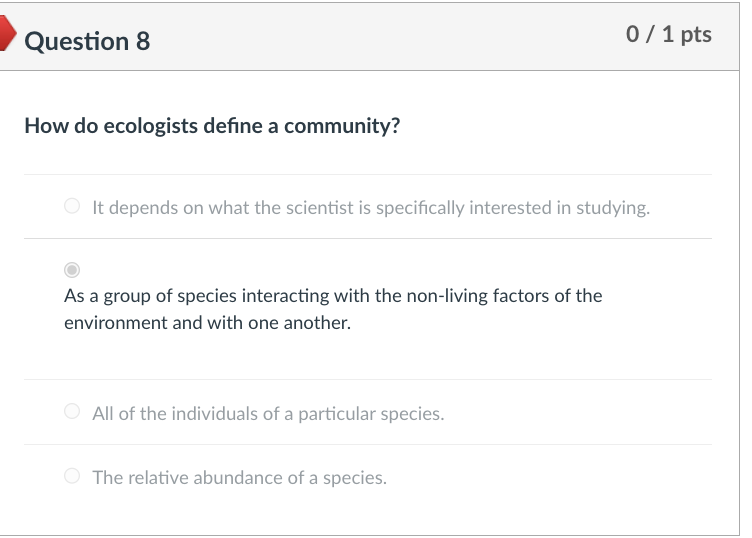 Solved How do ecologists define a community? It depends on | Chegg.com