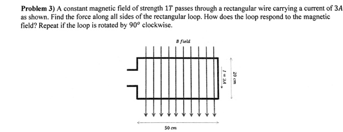 Solved A constant magnetic field of strength 1T passes | Chegg.com