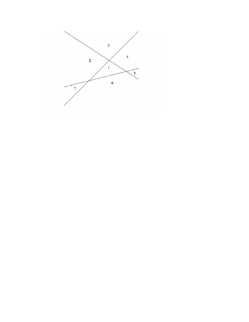 Solved Given k lines (k ≥ 0) on a plane such that no two | Chegg.com