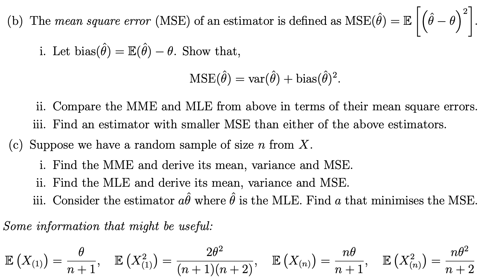 Solved 3. Let X ~ Unif(0,0), a uniform distribution with an | Chegg.com
