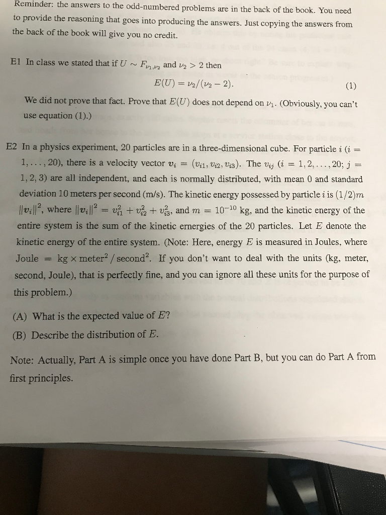 Solved Reminder: the answers to the odd-numbered problems | Chegg.com