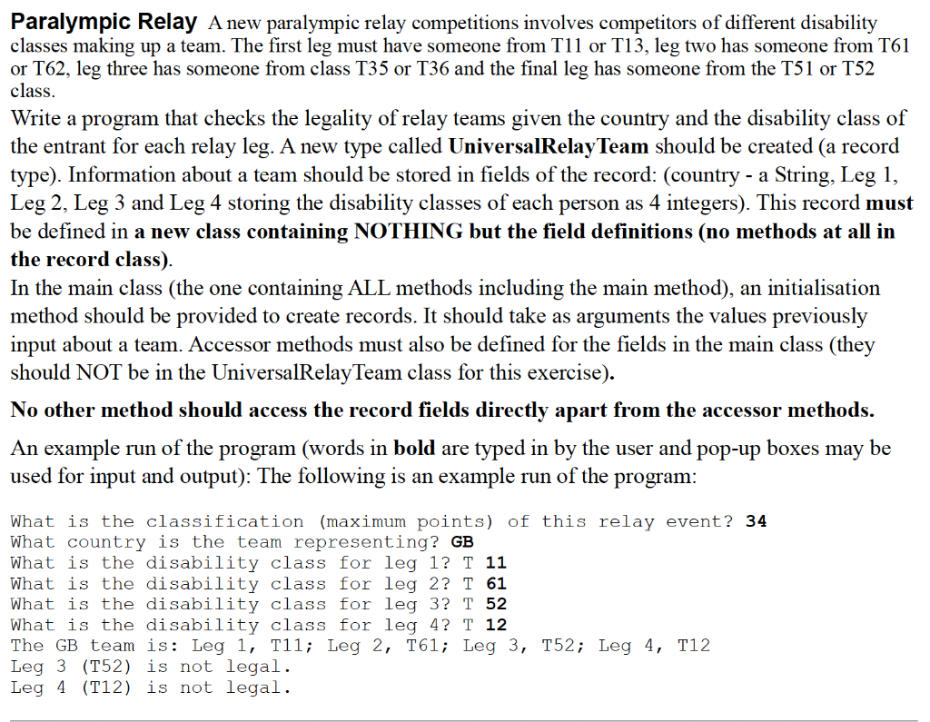 Solved Short Programming Exercise 7 Accessor Methods I 