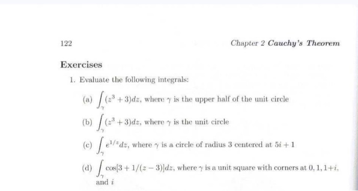 Solved Evaluate the following integrals: (a) integral_gamma | Chegg.com