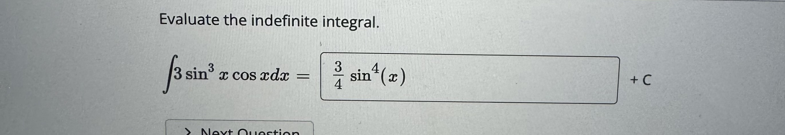 Solved Evaluate the indefinite integral. | Chegg.com