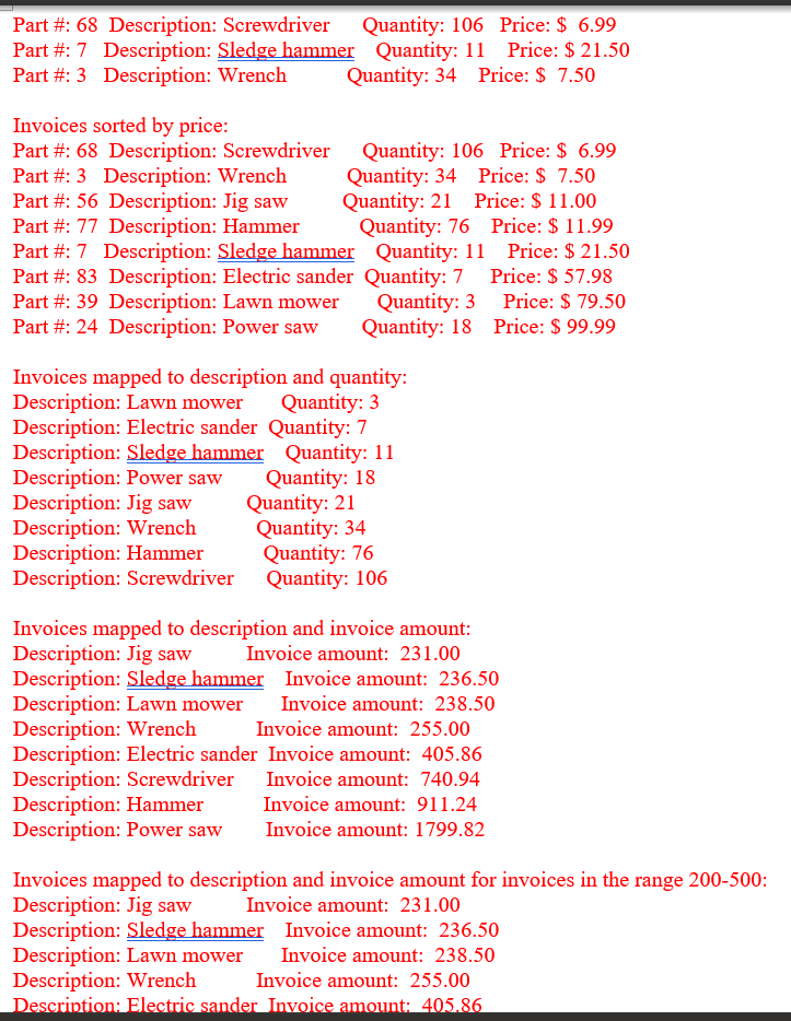Solved Use the class Invoice in the file Invoice.java found | Chegg.com