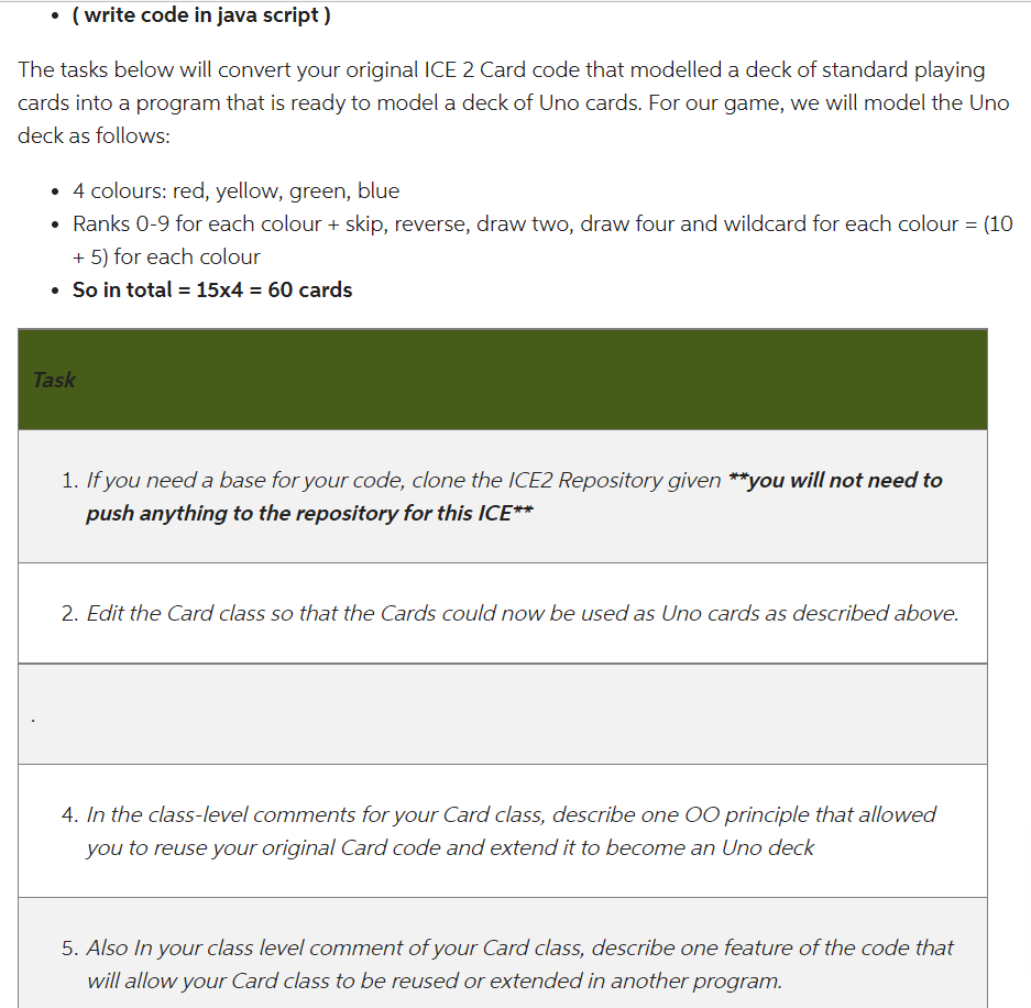 Solved • Write Code In Java Script The Tasks Below Will 1576
