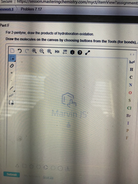 Solved Submit My Answers Give Up Correct t C For 2-butyne, | Chegg.com