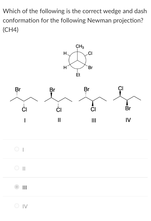 Solved Which of the following is the correct wedge and dash | Chegg.com