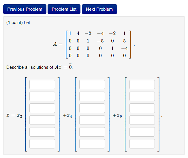 Solved Please assist in solving these matrices. I have row | Chegg.com