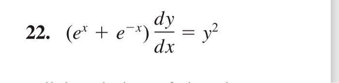 Solved EXERCISES 2.2 In Problems 1-22 solve the given | Chegg.com