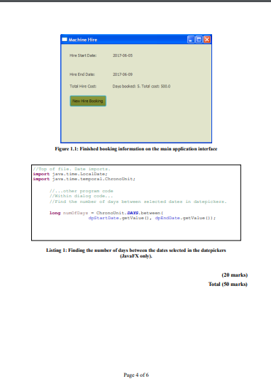 Solved QUESTION 1 Machine Hire Machine Hire Hire Start Date | Chegg.com