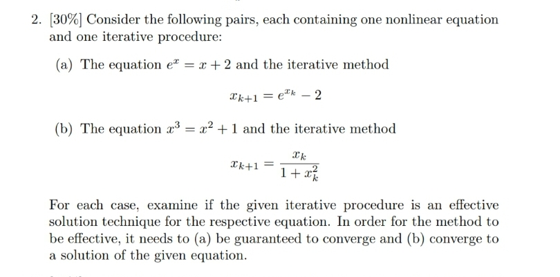 Solved 2. [30%] Consider the following pairs, each | Chegg.com