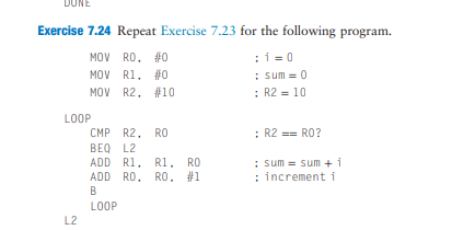 Solved Exercise 7.32 How many cycles are required for the | Chegg.com