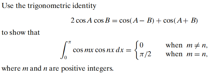 Solved Use the trigonometric identity | Chegg.com