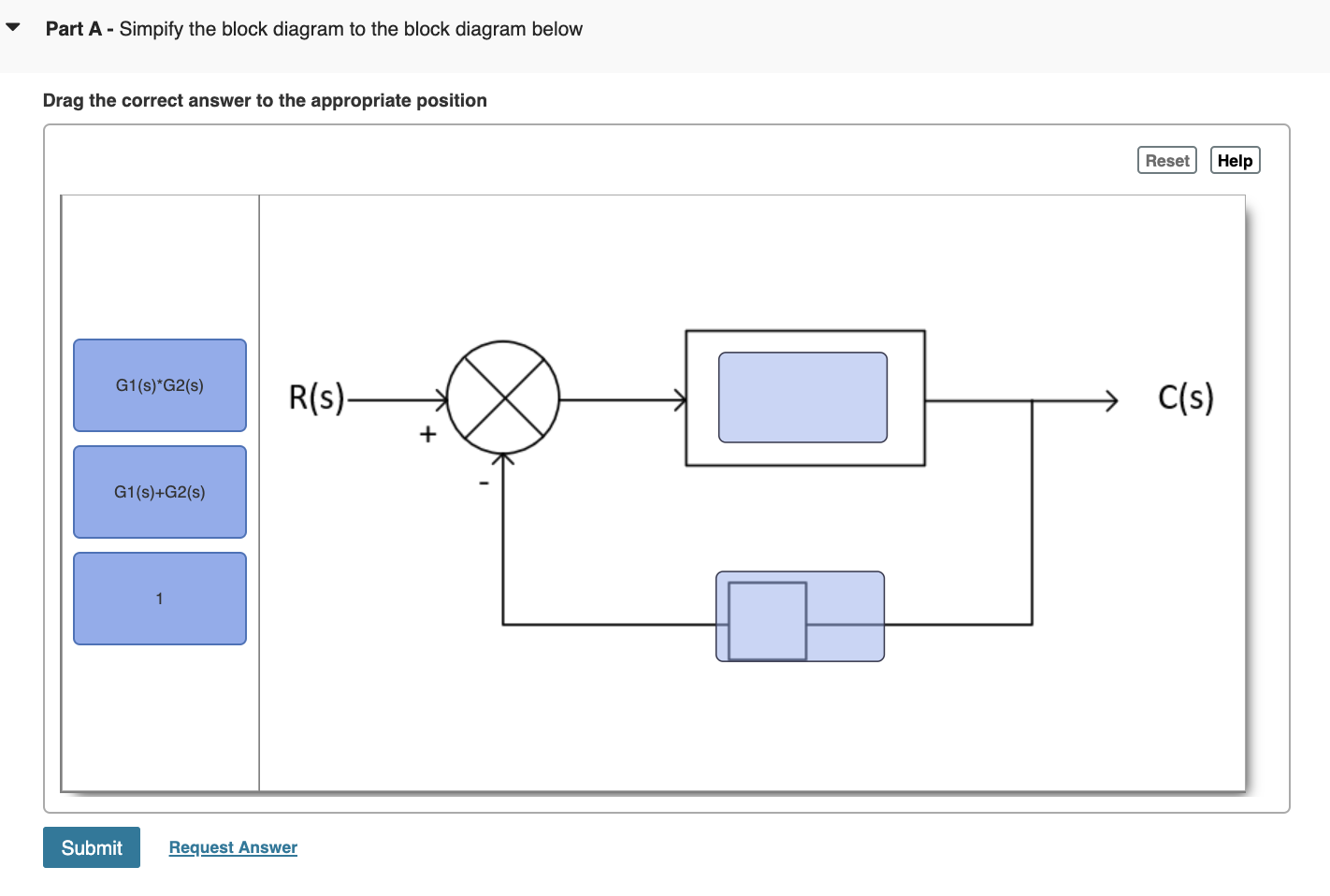 Solved Learning Goal: Simplify using block reduction method. | Chegg.com
