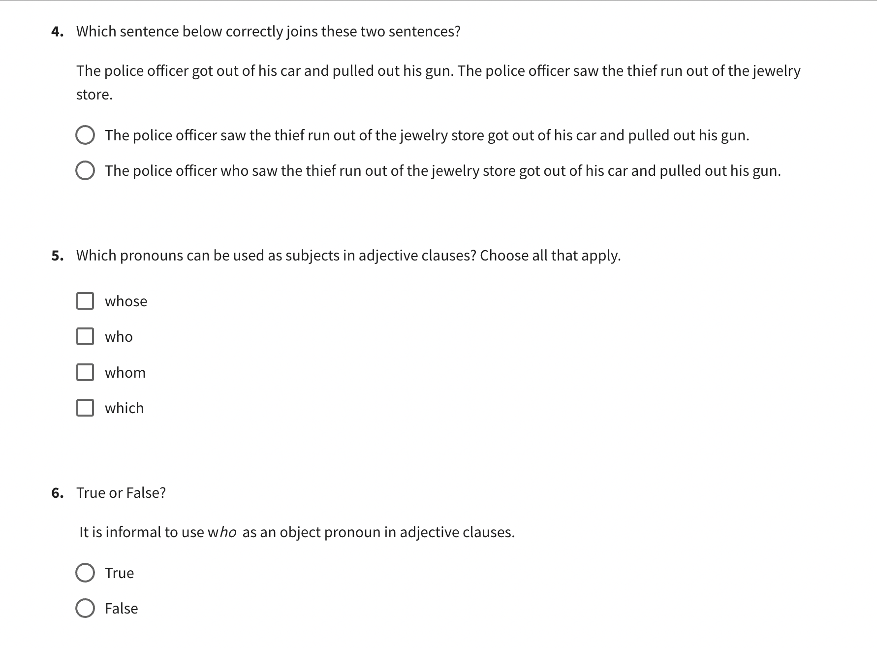 1. What do adjectives do? They modify nouns and | Chegg.com