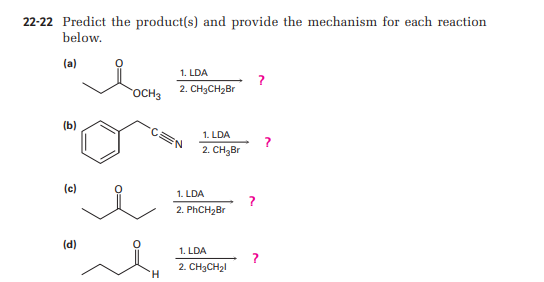 Solved 22-22 Predict the product(s) and provide the | Chegg.com