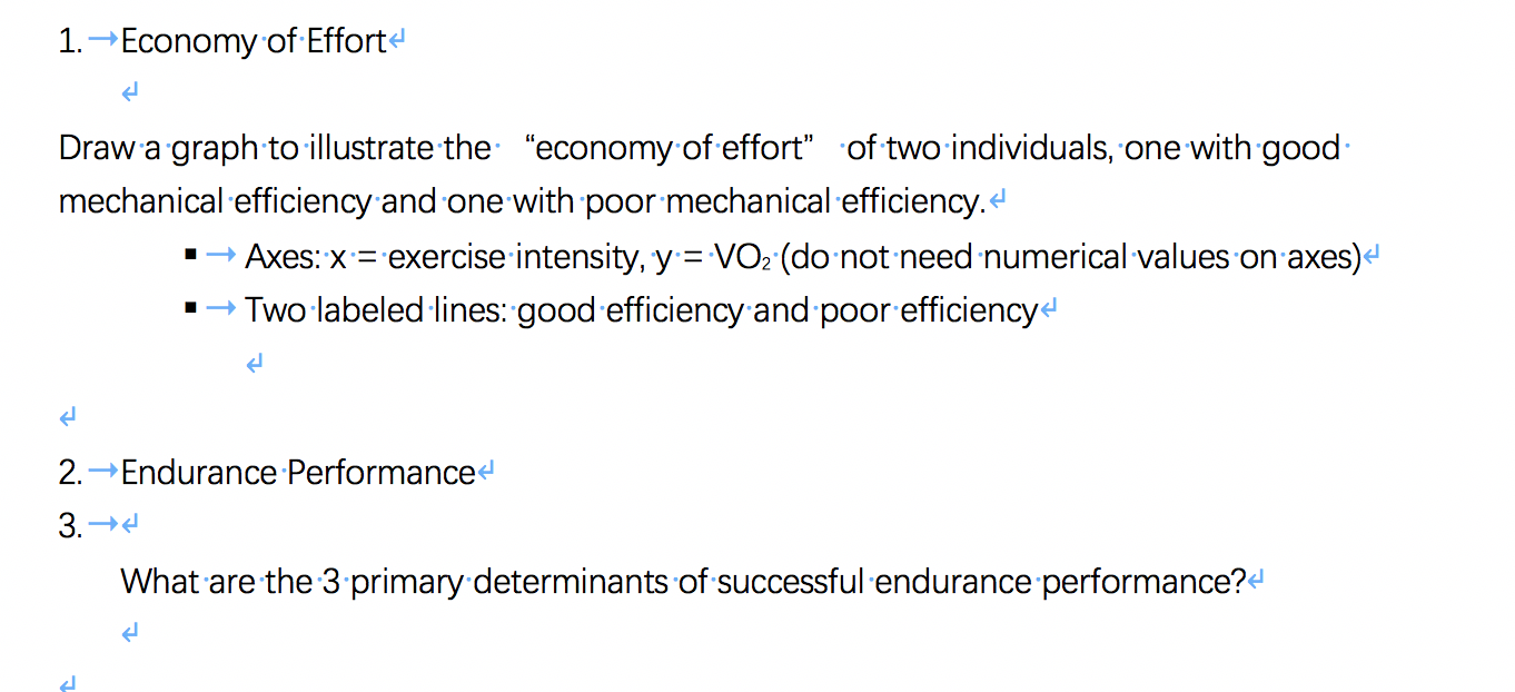 1. Economy of Effort Draw a graph to illustrate the | Chegg.com