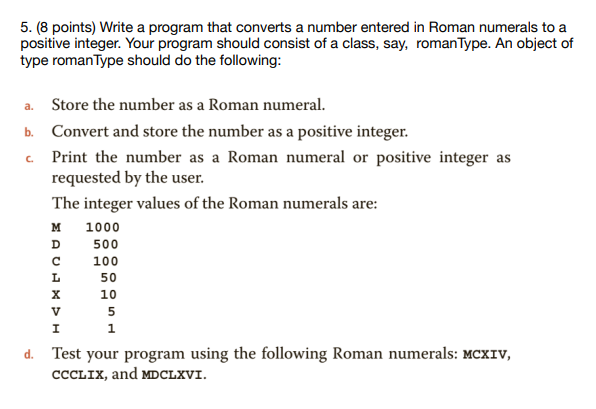 Solved 5 8 Points Write A Program That Converts A Number