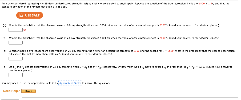 Solved Standard Deviation Of The Random Deviation ϵ Is 350