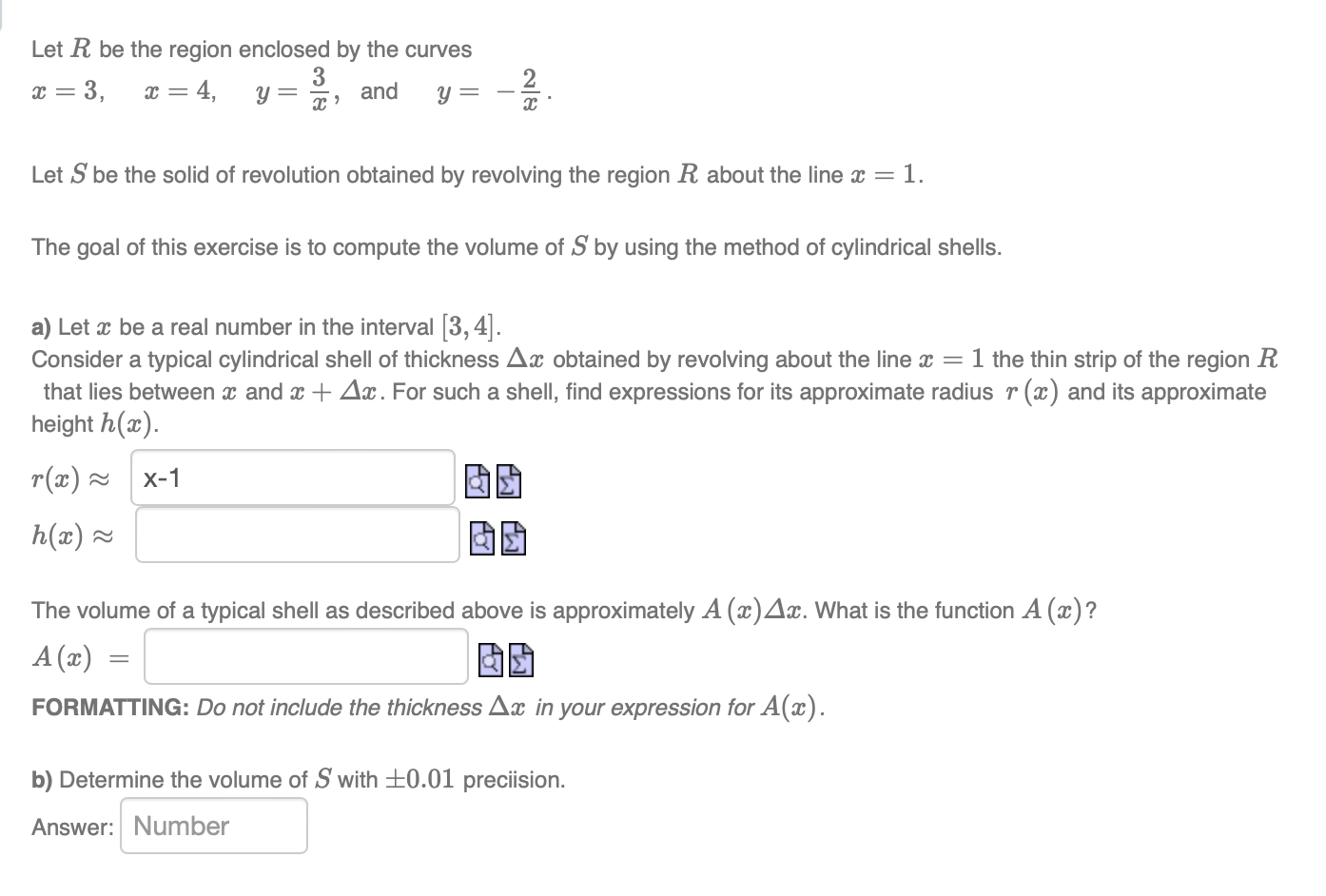 Solved Let R ﻿be The Region Enclosed By The 