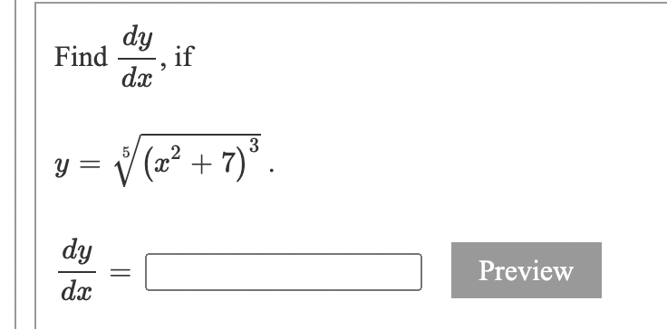 Solved Find the derivative of the function f(x) = (4x2 + x – | Chegg.com