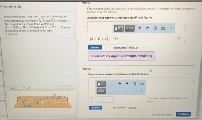 Solved A basketball player runs down the court, following | Chegg.com