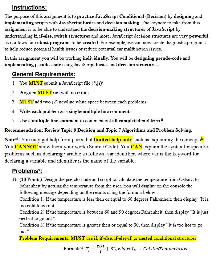 Solved Instructions: The purpose of this assignment is to | Chegg.com