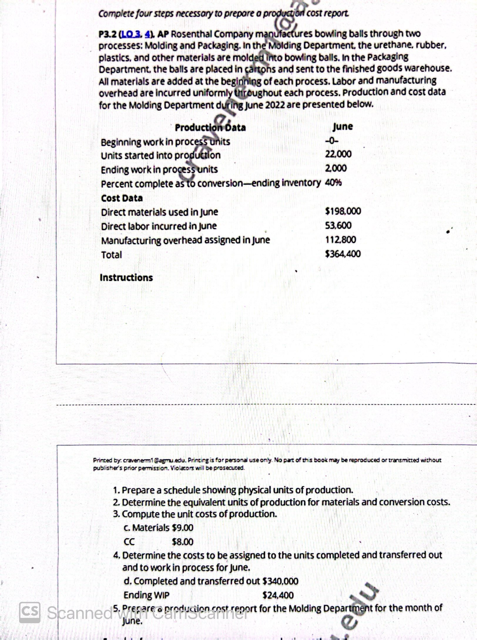 Solved Complete four steps necessary to prepare a | Chegg.com