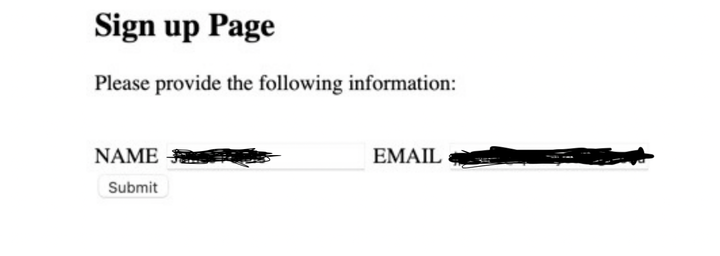 Solved Create a web page that renders the form shown below. | Chegg.com