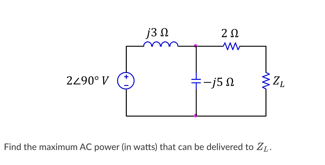 Solved Find the maximum AC power (in watts) ﻿that can be | Chegg.com