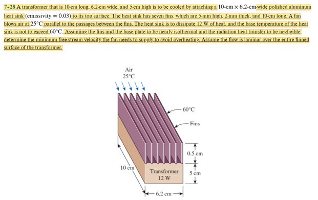 Solved FIGURE P7-28 7-29 Repeat Prob. 7-28 assuming the heat | Chegg.com