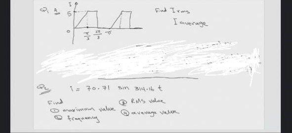 Solved А 1 от Find Irms I average 0 т Find = 7. 21 м 314 - | Chegg.com