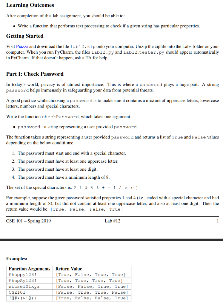 Solved Learning Outcomes After completion of this lab | Chegg.com