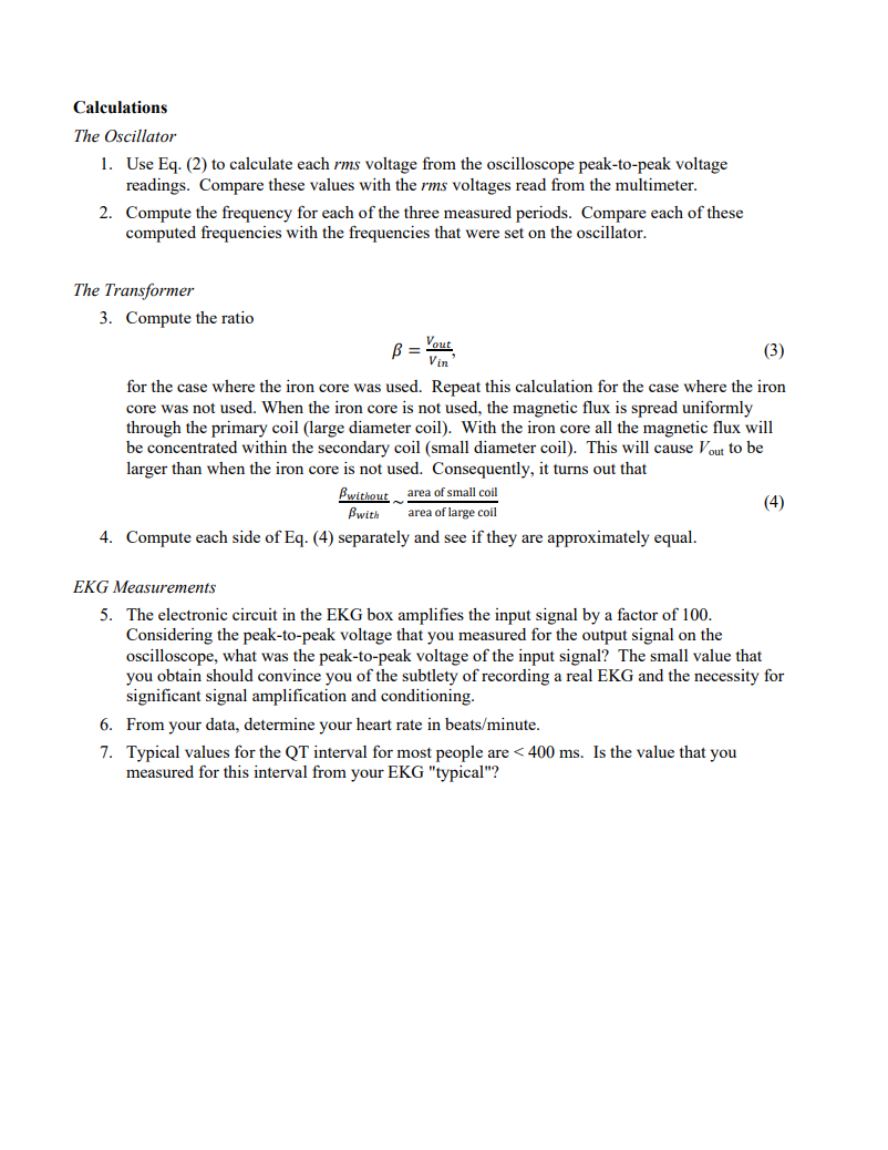 Laboratory Objectives 1. Learn some basic features of | Chegg.com