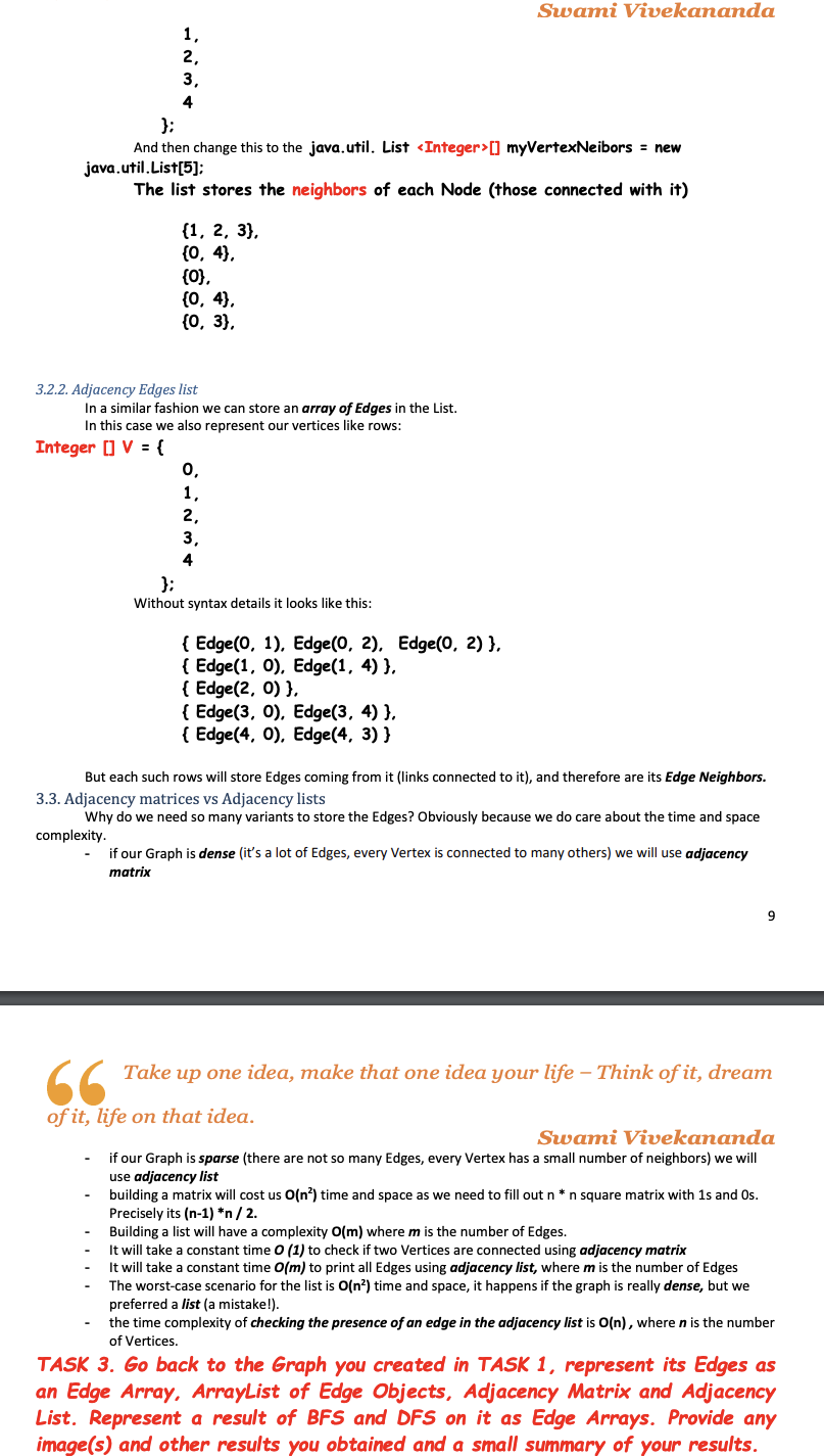 3. The Adjacency Matrices and Lists The matrix | Chegg.com