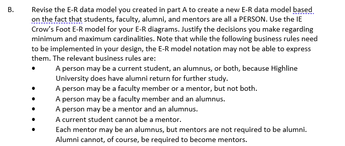 Solved Highline University is a 4-year undergraduate school | Chegg.com