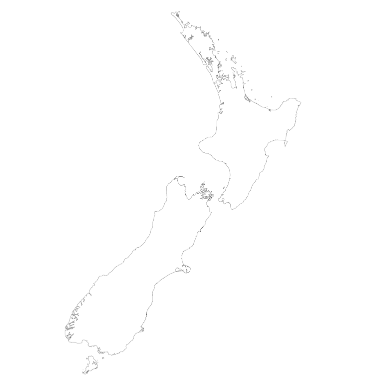 Solved On the accompanying blank map of New Zealand you need | Chegg.com