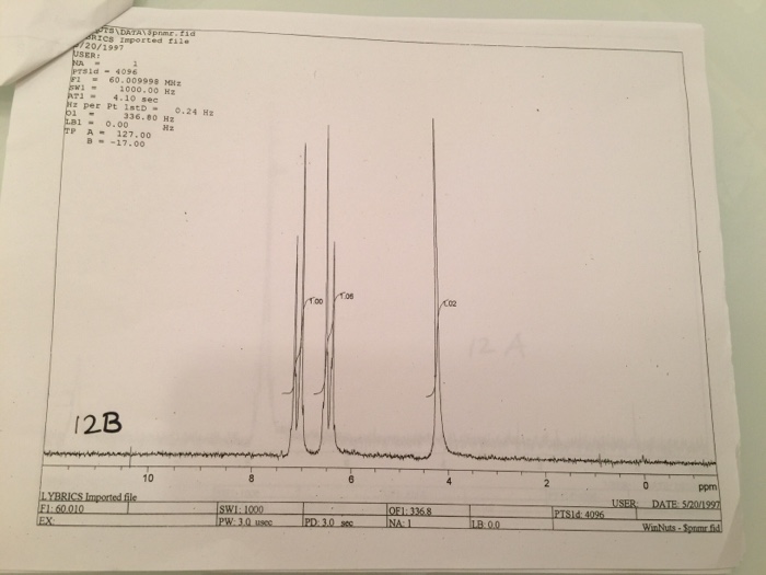 Solved For each unknown :12A (acid), 12B (base) and 12N | Chegg.com