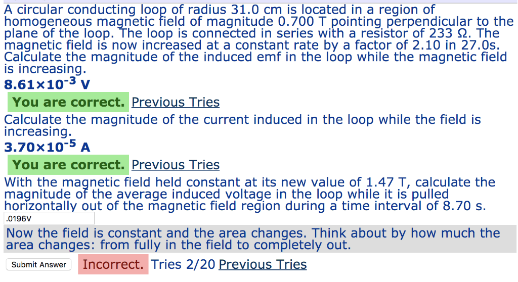 Solved A circular conducting loop of radius 31.0 cm is | Chegg.com