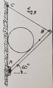 Solved 2. A rod Is Connected to a pin at A anda chord at BOS | Chegg.com