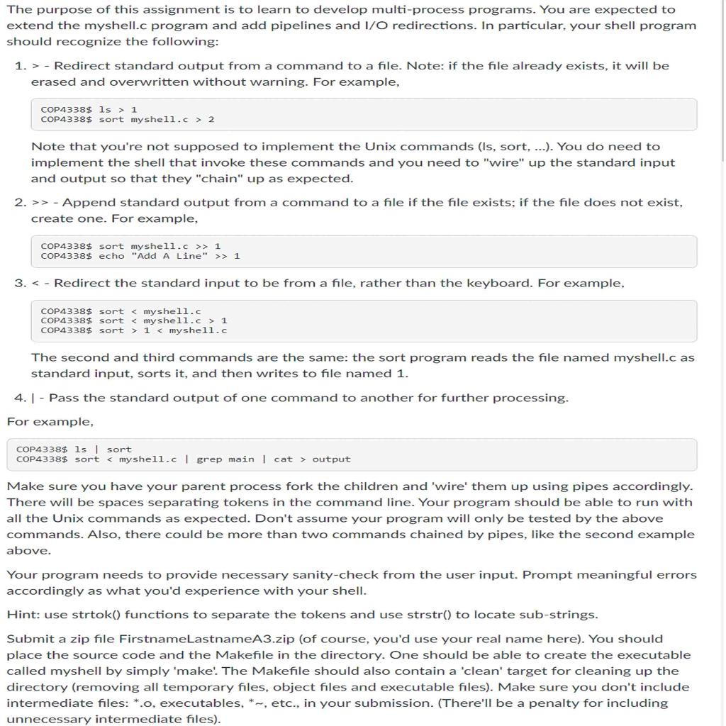 Solved The purpose of this assignment is to learn to develop | Chegg.com
