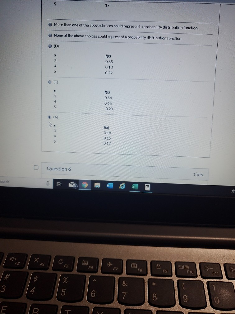 Solved RULUI 1 pts Which of the following represents a valid | Chegg.com