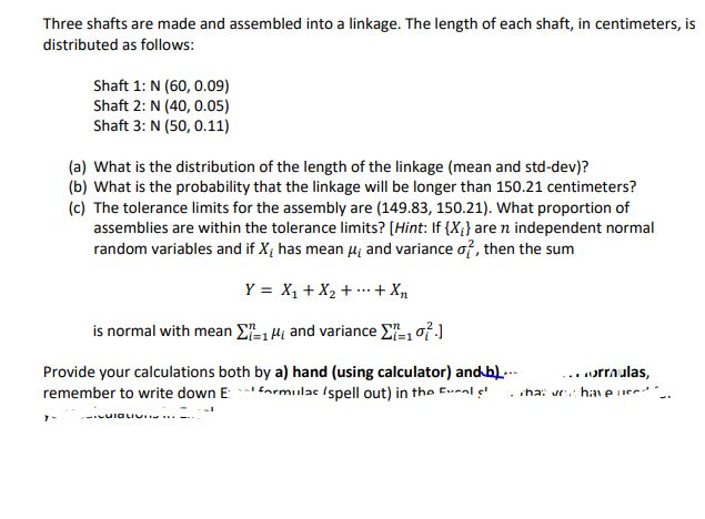 Solved Three shafts are made and assembled into a linkage. | Chegg.com