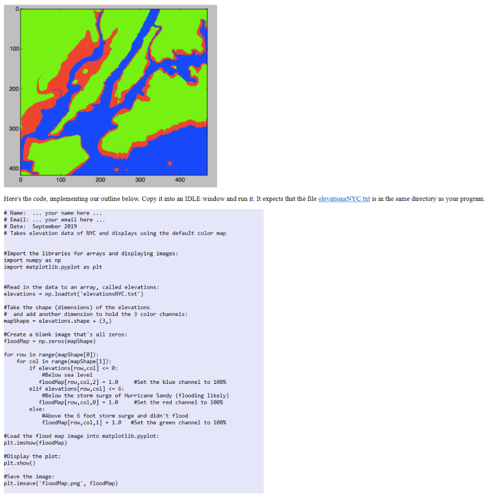 Solved Modily the map-mapking program from Lab 4 to create a | Chegg.com