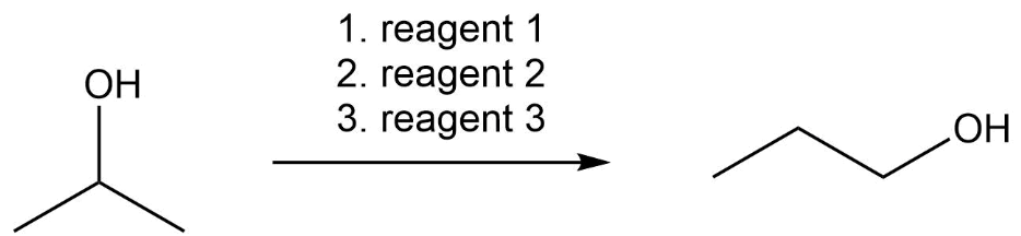 Solved Devise a 3‑step synthesis of 1‑propanol (or | Chegg.com