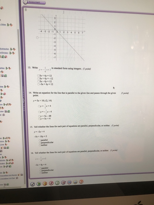 Solved Linear Functions Unit Test Isalah Lopez ls taking | Chegg.com