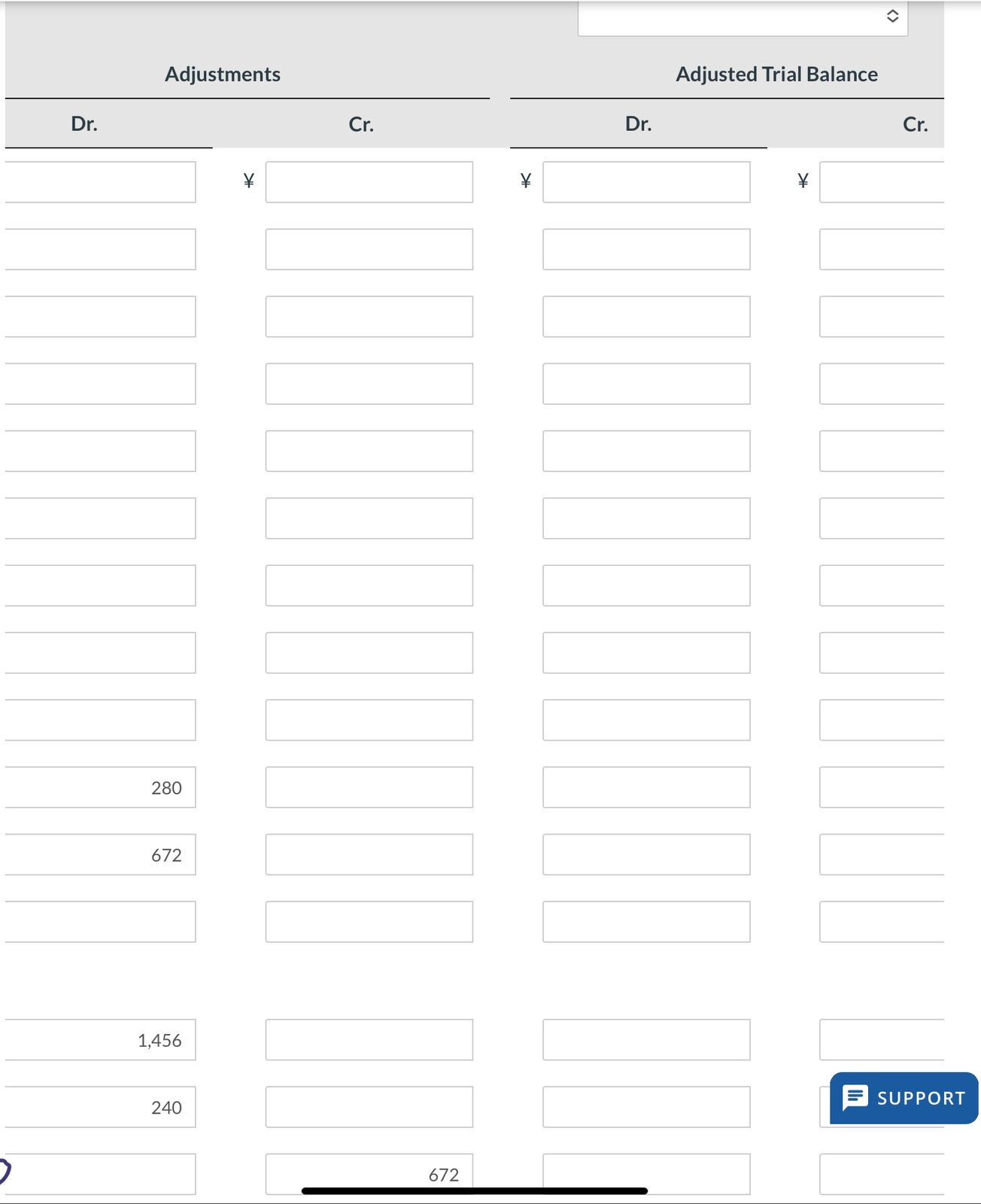 Solved Income Statement Dr. Cr. ¥ Statement of Financial | Chegg.com