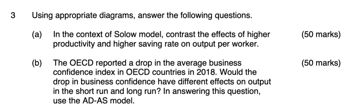 Solved 3 Using appropriate diagrams, answer the following | Chegg.com